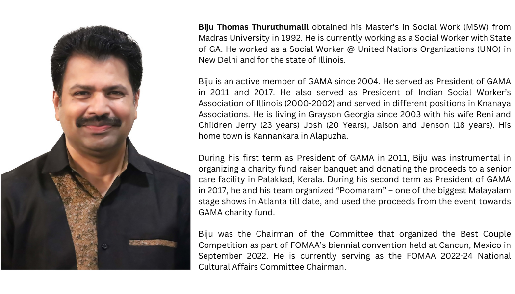 Board of Trustees – Greater Atlanta Malayalee Association